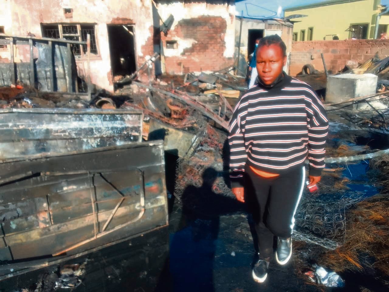 HORROR fire eats Lucky's home, business! | Daily Sun