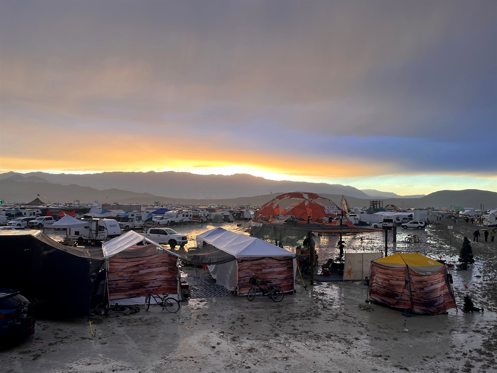 'I had to get out': 'Burners' desperate to flee muddy site as festival ...