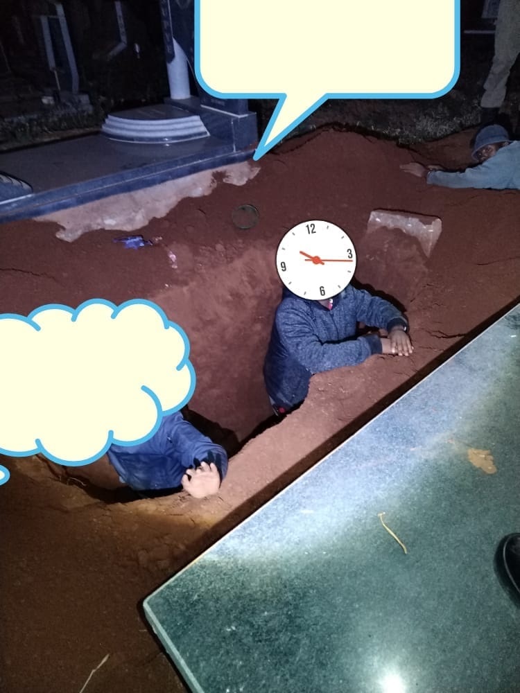 Three bust digging up graves! | Daily Sun