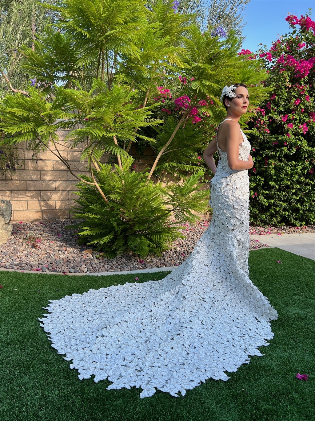 PHOTOS | These incredible wedding gowns are made from toilet paper | News24