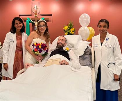 Bride on her bittersweet wedding day with terminally ill partner - 'I’m ...