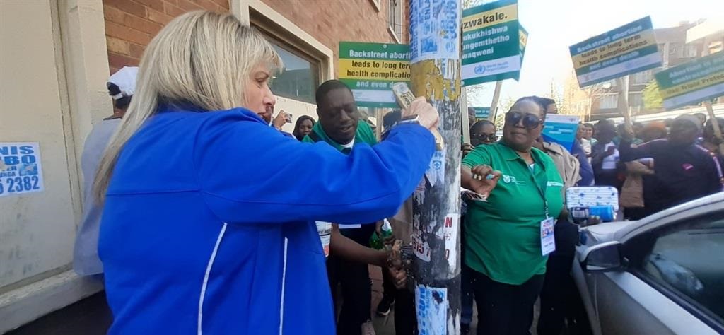 Gauteng health officials march to raise awareness about unsafe ...