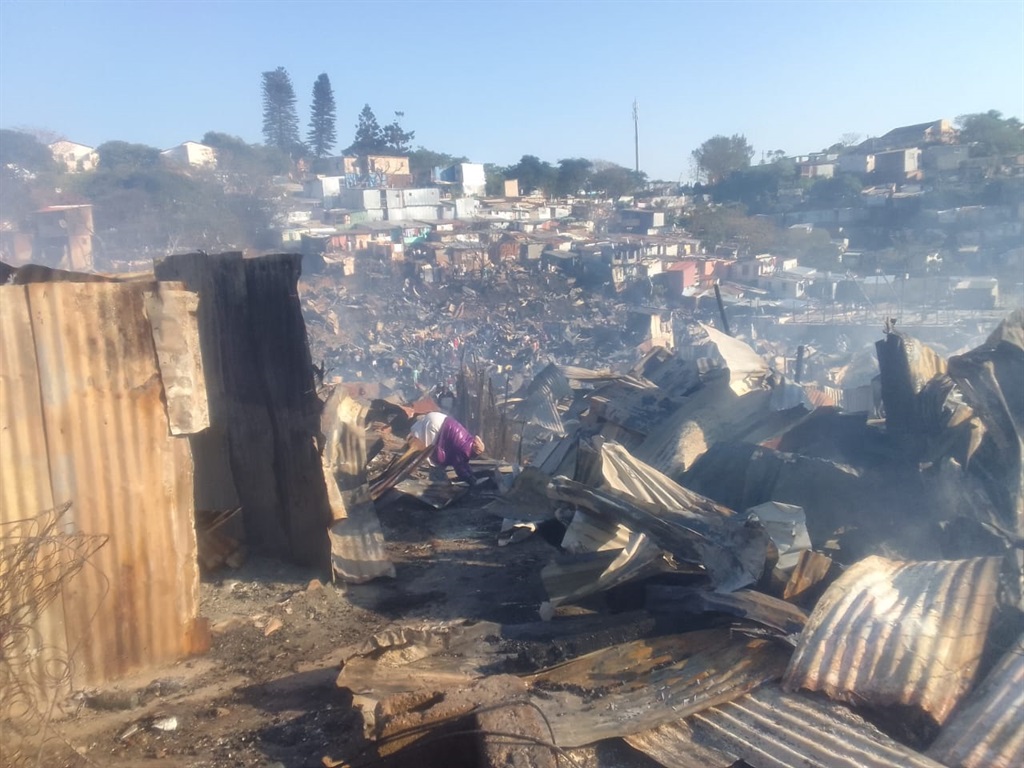 Fire guts through 500 shacks, kills a man! | Daily Sun