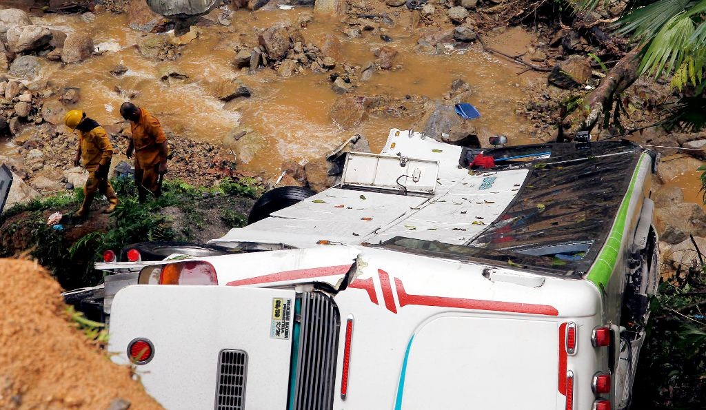 At least 6 children killed, over a dozen injured after school bus rolls ...