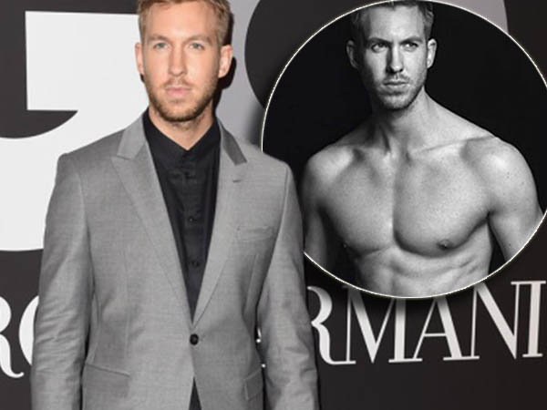 Calvin Harris leaves NOTHING to the imagination in racy Armani campaign ...