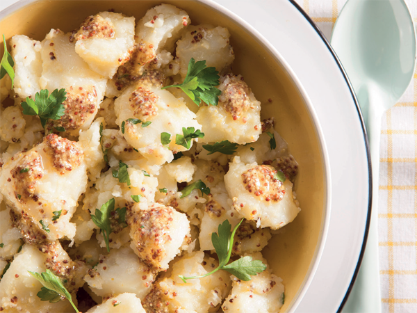 Mustard crushed potatoes | You