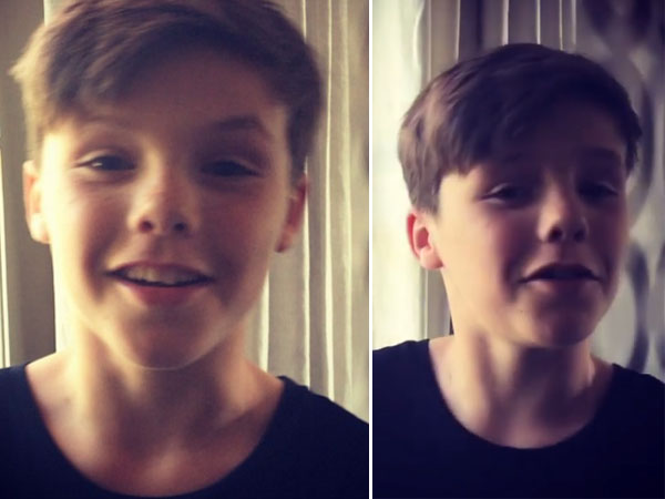 This video of Cruz Beckham singing will melt your heart | News24