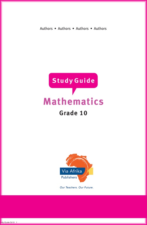 Siyavula Grade 10 Maths