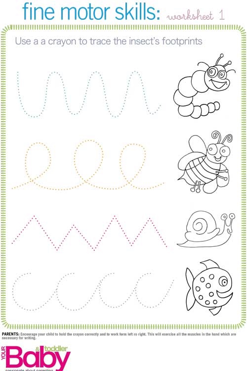 PRINT IT School Readiness Work Sheets Life