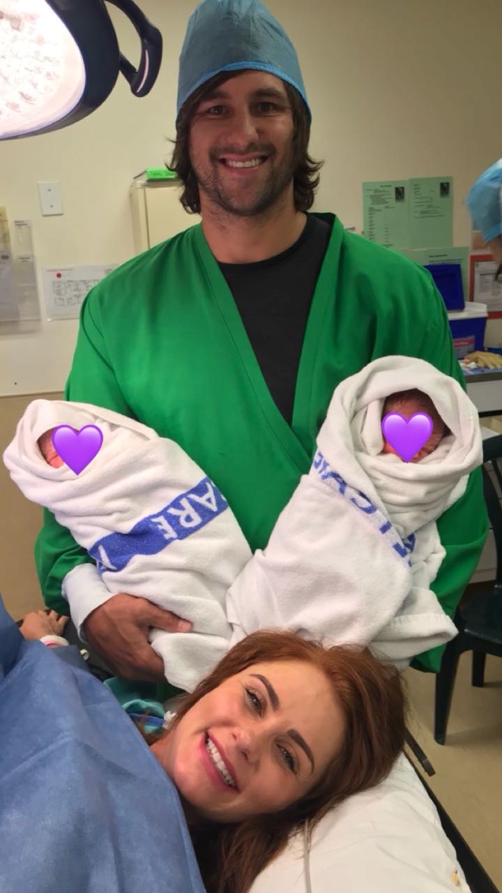 1STE FOTO: Angelique & Jacques se tweeling is hier!