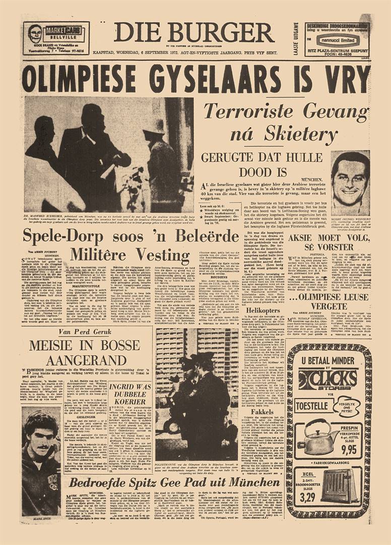 50 Jaar gelede in Die Burger | 6 September 1972 | Netwerk24