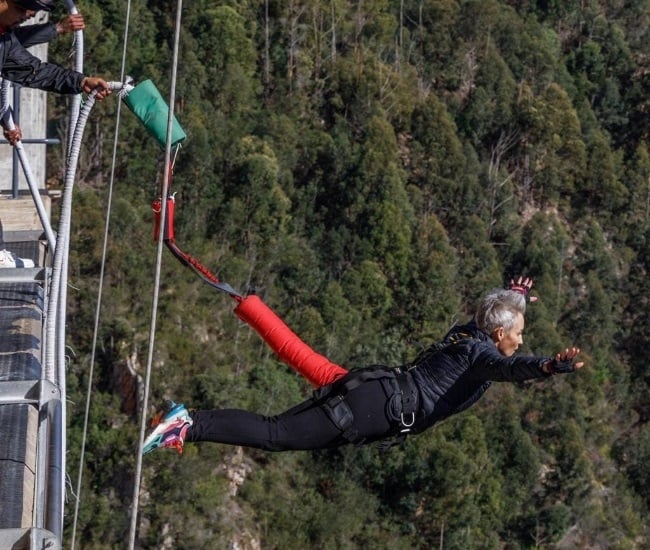 MY STORY | How I set a new Guinness World Record at 50 by bungee ...
