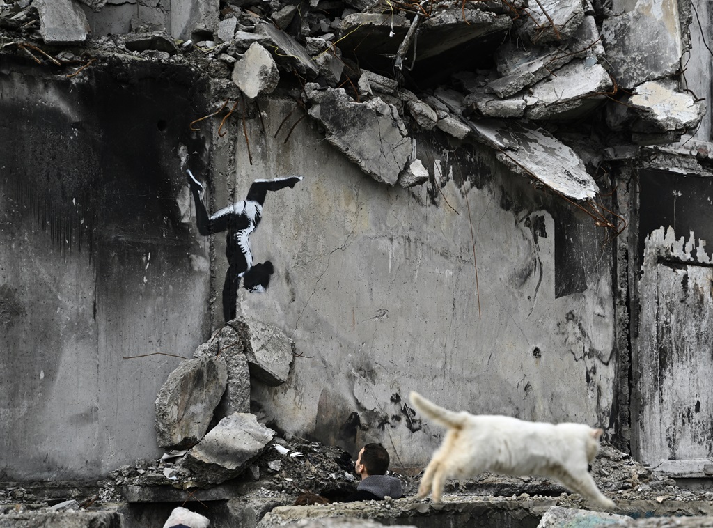 Banksy unveils Ukraine mural in town bombed by Russia | Life