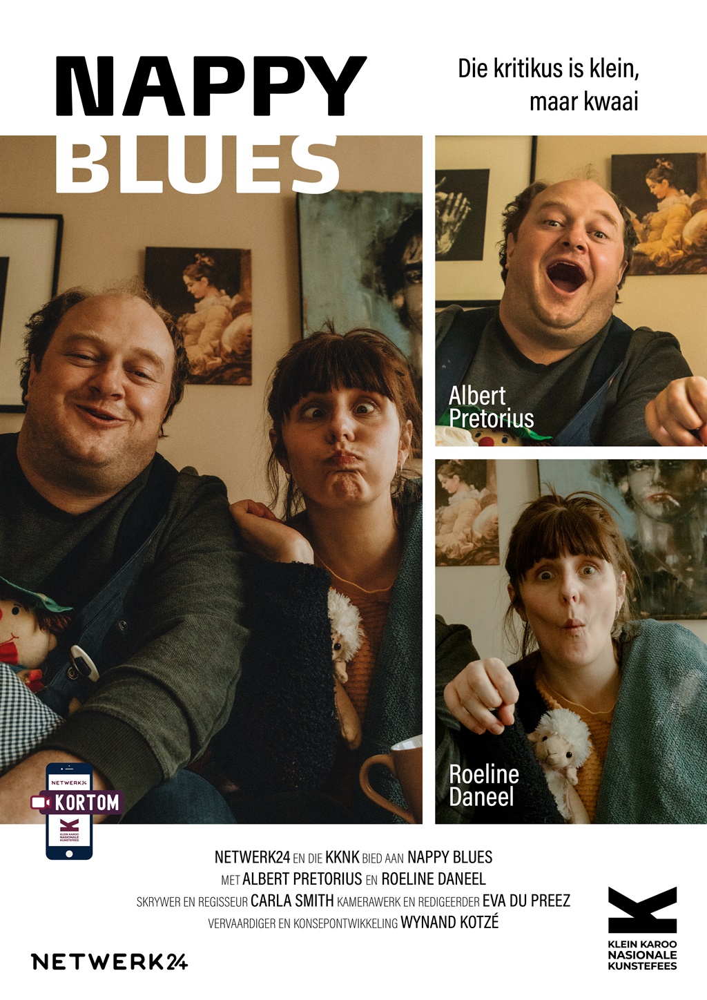 KORTFILM: Roeline Daneel en Albert Pretorius speel in Nappy Blues ...