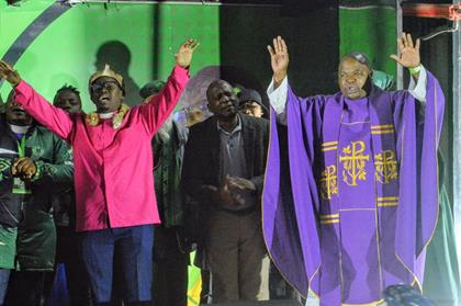 WATCH: Pastors and izangoma rally behind Msholozi! | Daily Sun
