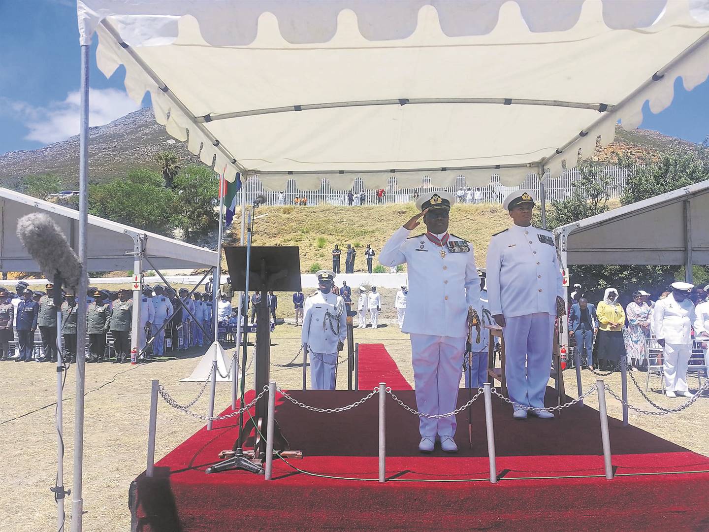 Monde Lobese reigns over South African Navy as new era dawns in Simon's ...