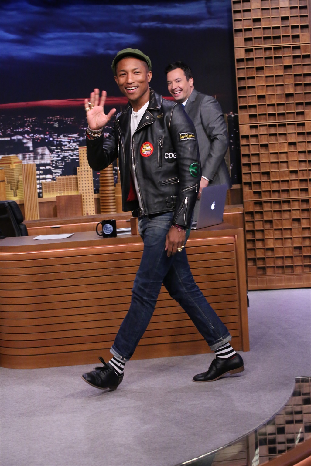 Pharrell gets a wax double! | Daily Sun