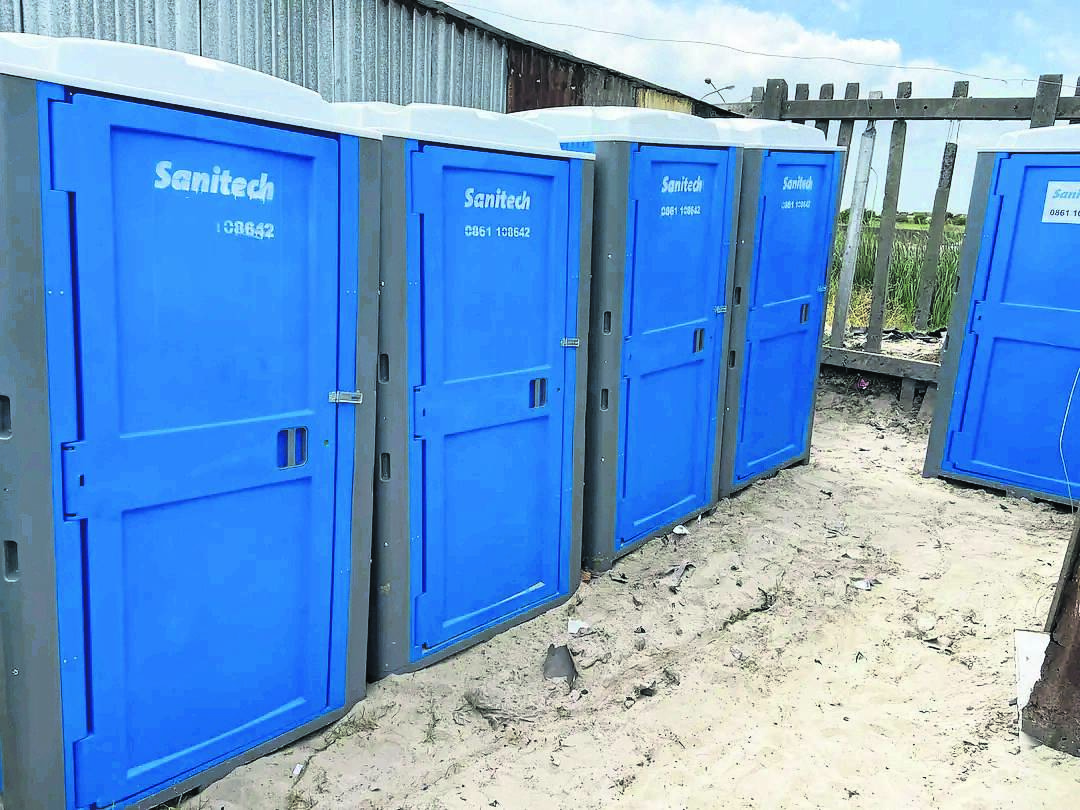 Residents of Taiwan informal settlement receive new chemical toilets ...
