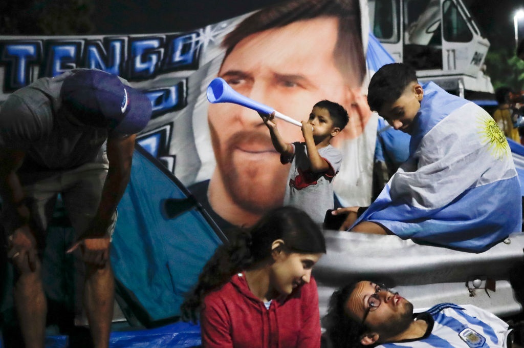 PICTURES | Absolute euphoria! World Cup winners Argentina arrive back ...