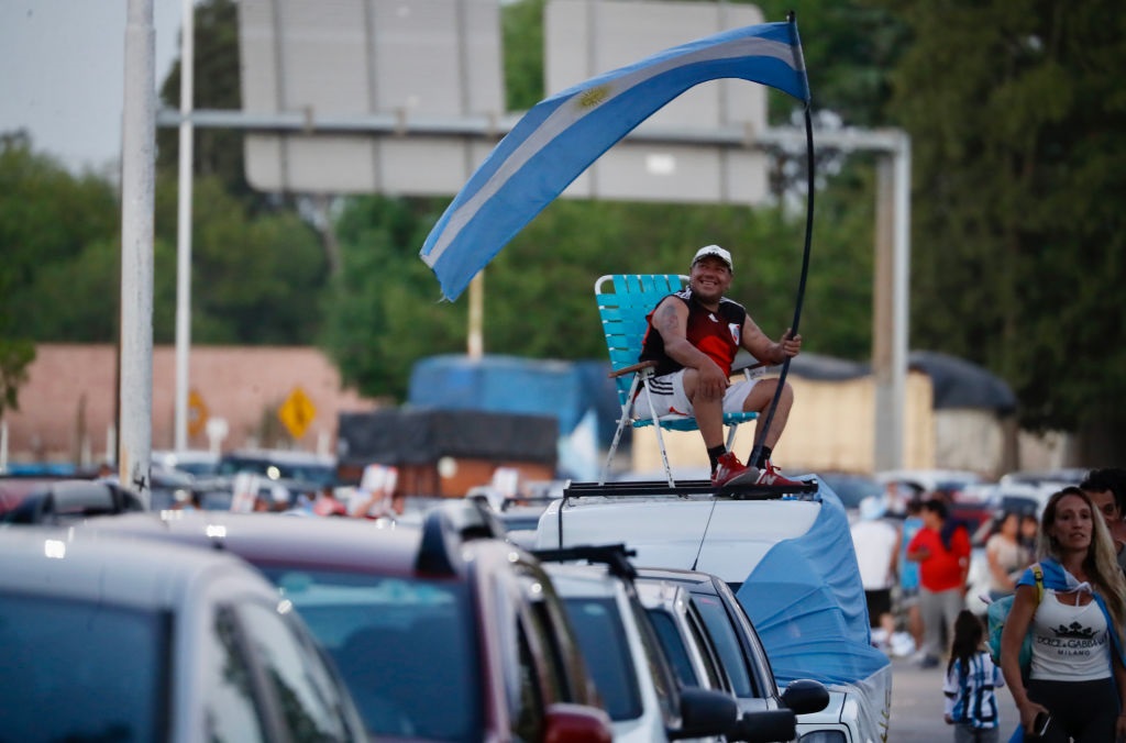 PICTURES | Absolute euphoria! World Cup winners Argentina arrive back ...