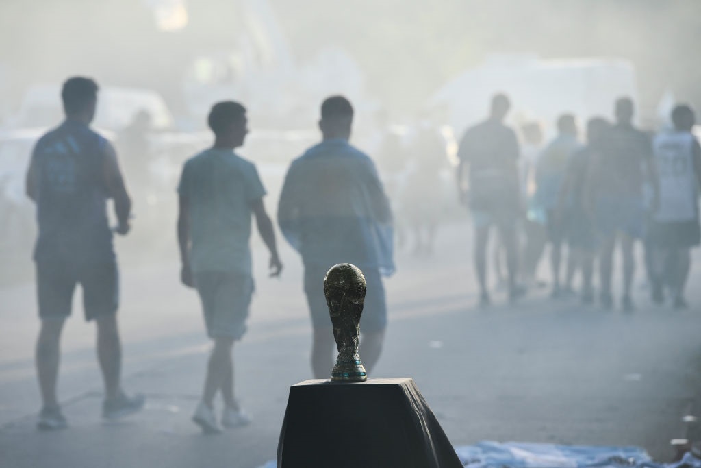 PICTURES | Absolute euphoria! World Cup winners Argentina arrive back ...