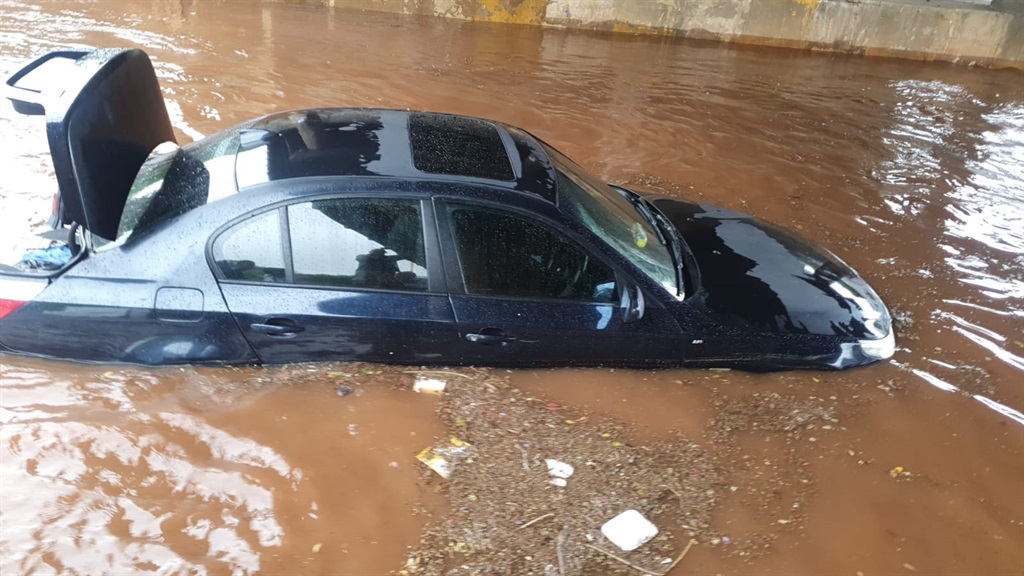 WATCH | Cars submerged, roads flooded as heavy rains hit Gauteng | News24