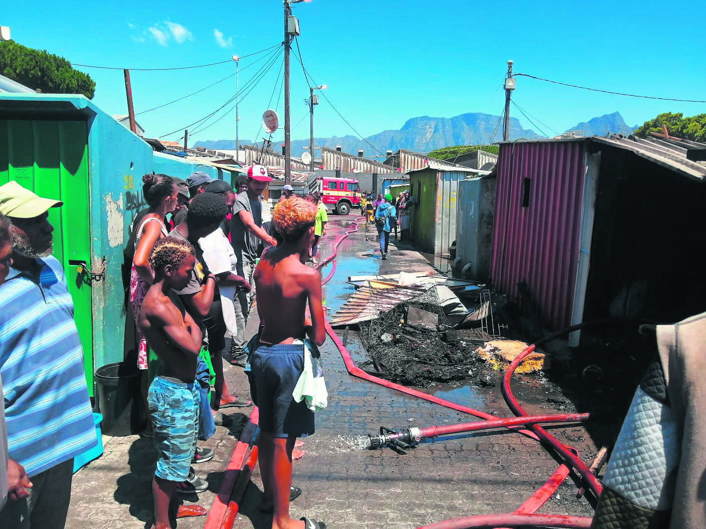 All hands on deck to help fire victims in Flamingo informal settlement ...