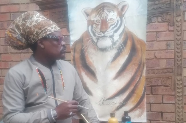 Rasta plans to give painting of tigress Sheba who was on the loose to ...