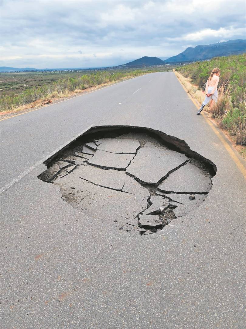 That sinking feeling ... new pothole formed | News24