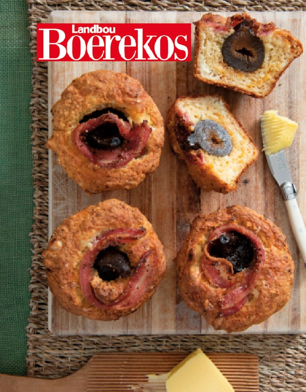 Ontbytmuffins met spek, kaas en groenvye | Landbou