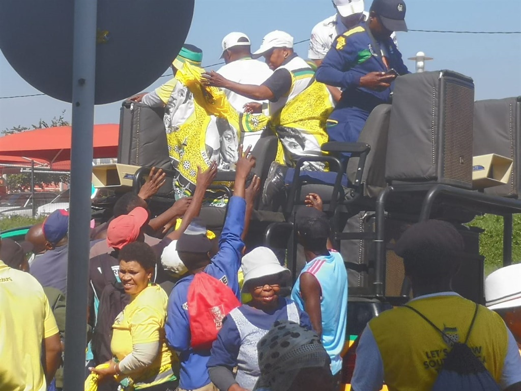 ‘For all these T-shirts we have given out they better vote ANC’ | News24