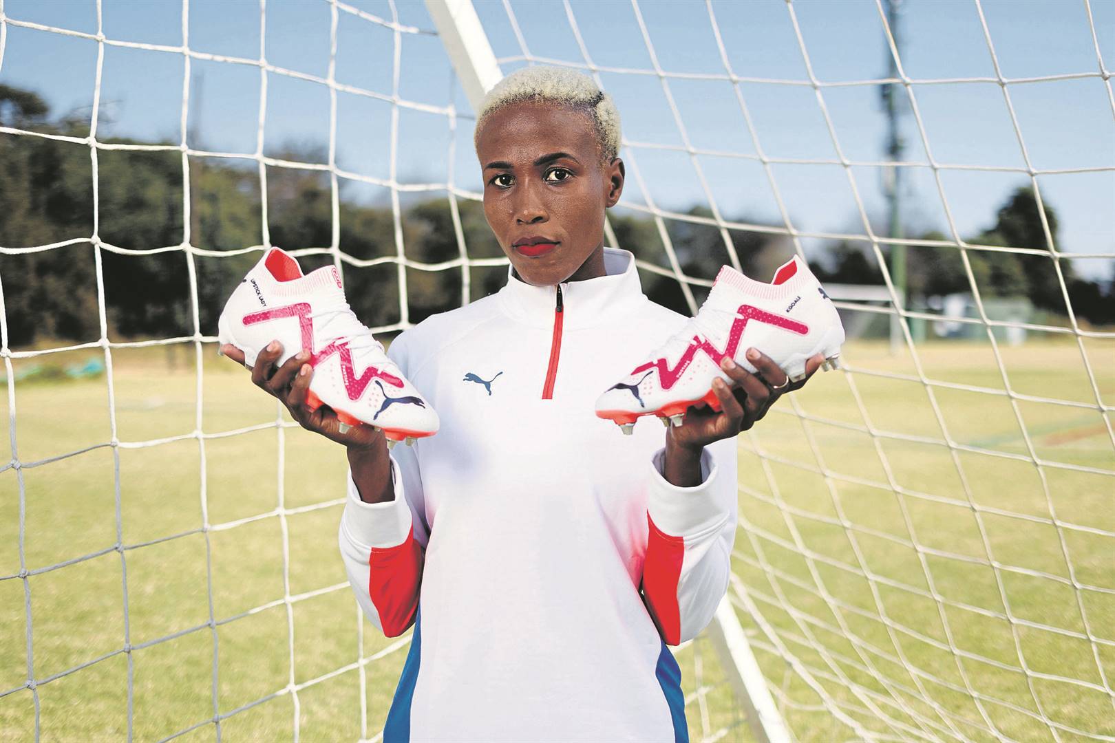 ‘Lipstick Lady’ Nomvula Kgoale enhances the beautiful game | News24
