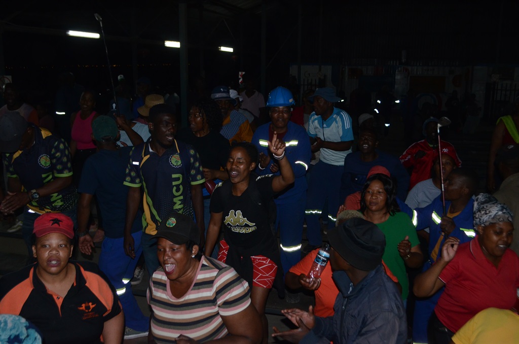 PICS: Mine 'hostage' - Families camp for release | Daily Sun
