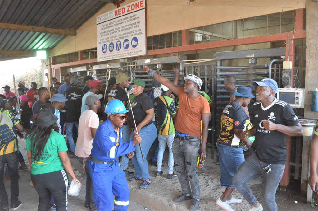 PICS: Mine 'hostage' - Families camp for release | Daily Sun