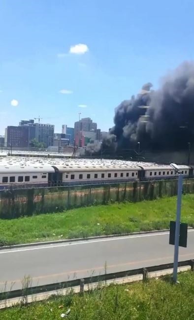 Fire at Braamfontein depot destroys 20 coaches | Daily Sun