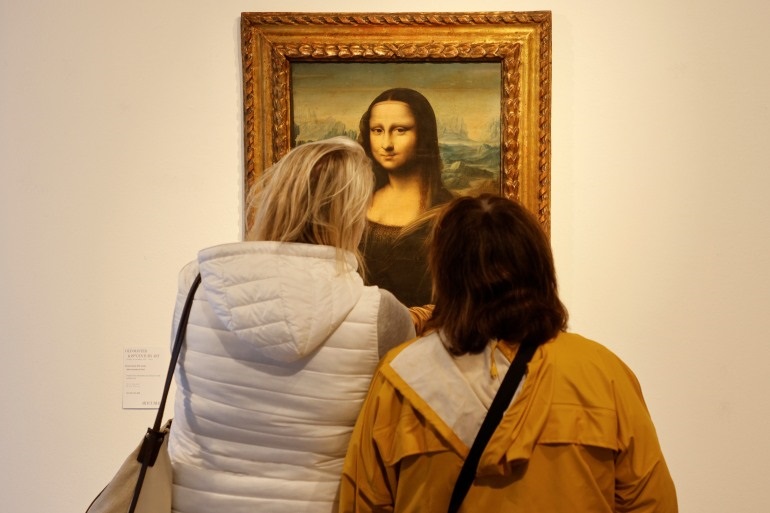 'n Nabootsing van Leonardo da Vinci se Mona Lisa wat uit die 1600's ...