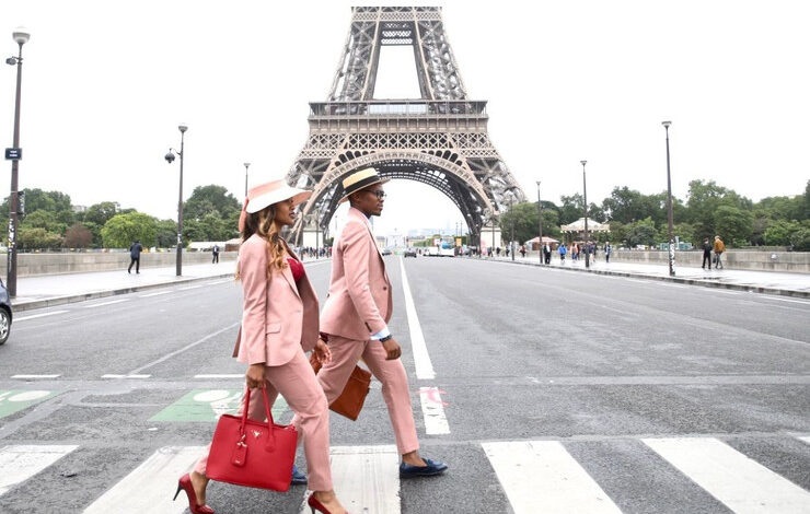 From corporate to Paris Fashion Week. Couple shares inspiration behind ...