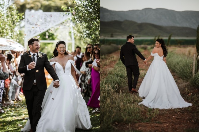 Expresso presenter Zoë Brown says 'I do' to her childhood sweetheart ...