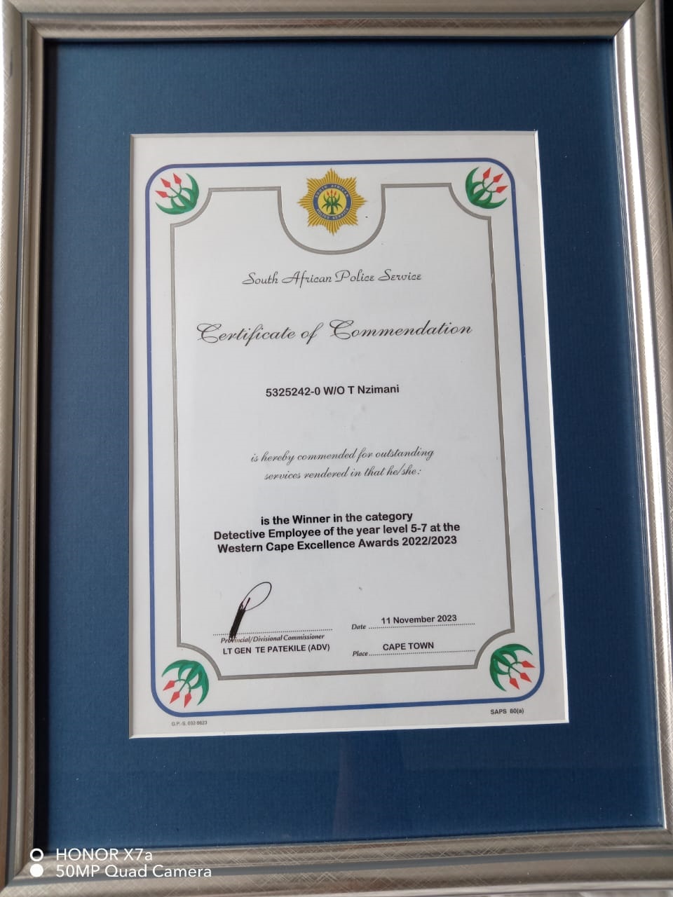 PICS | Meet the Western Cape's detective of the year: Warrant Officer ...