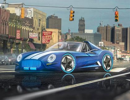 Classic meets electric | E-Type, 300 SL Gullwing...six classic cars ...